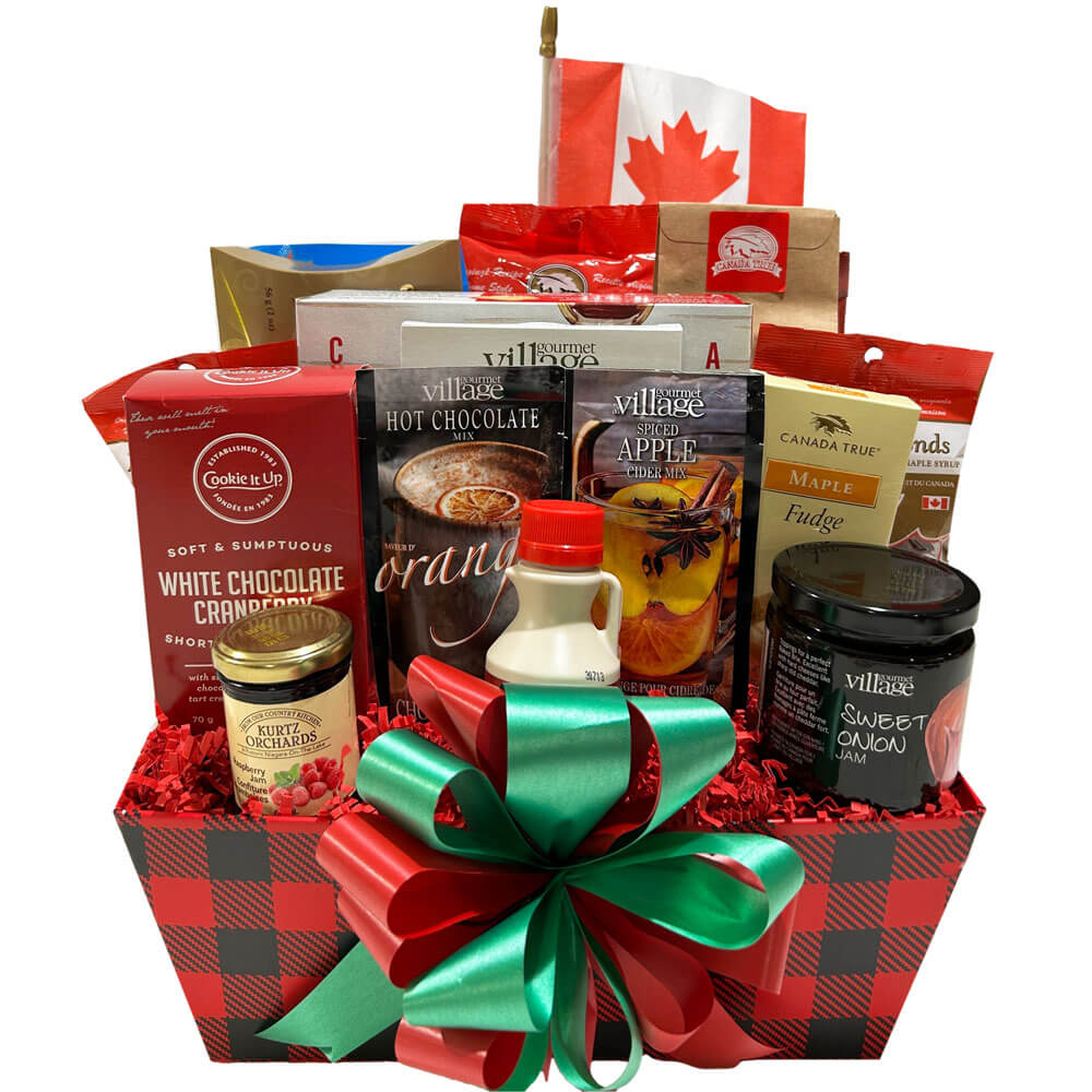 Canadian Christmas Gift Basket | Just Baskets